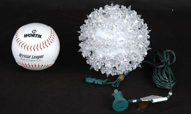 Christmas Lights | Novelty LightsClear 6" Starlight Sphere 50 Light ...