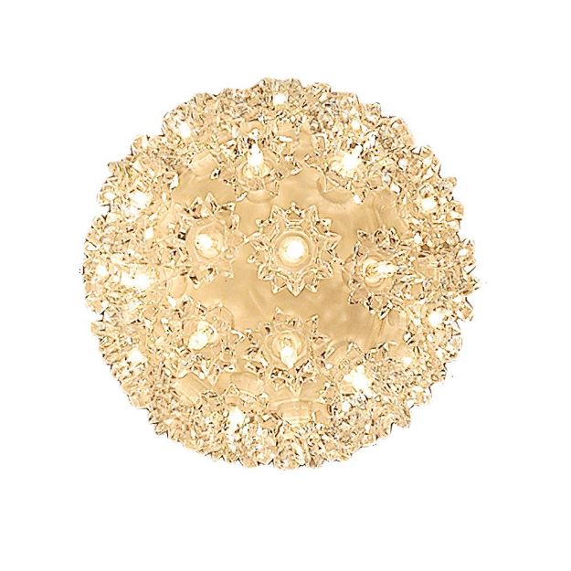 Christmas Lights | Novelty LightsClear 6" Starlight Sphere 50 Light ...